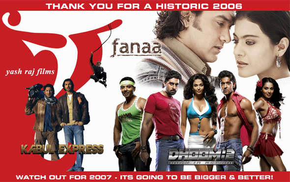 Yash Raj Films in 2006 - Press Ad